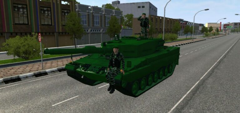 Download MOD BUSSID Tank Leopard 2A4