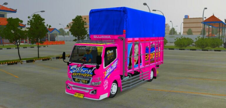 Download MOD BUSSID Truck Canter VarianSinden Gosip